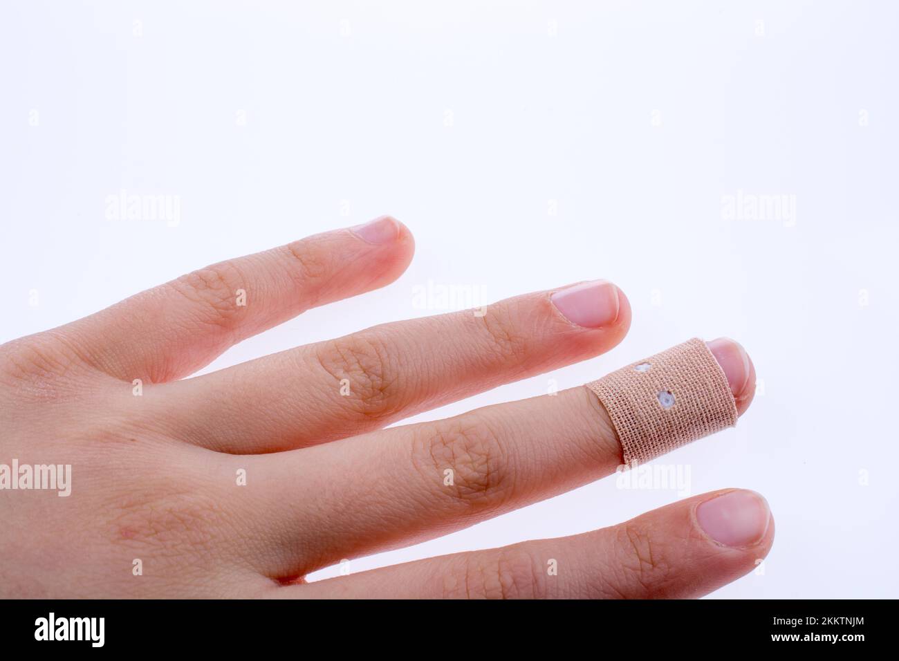 Bandage hand finger hi-res stock photography and images - Alamy