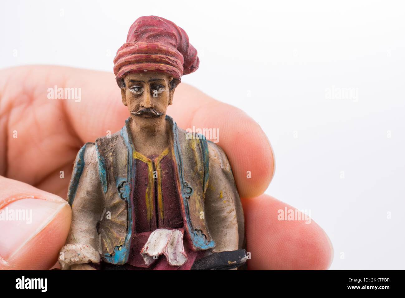 Ottoman man figure in tradational clothes Stock Photo - Alamy