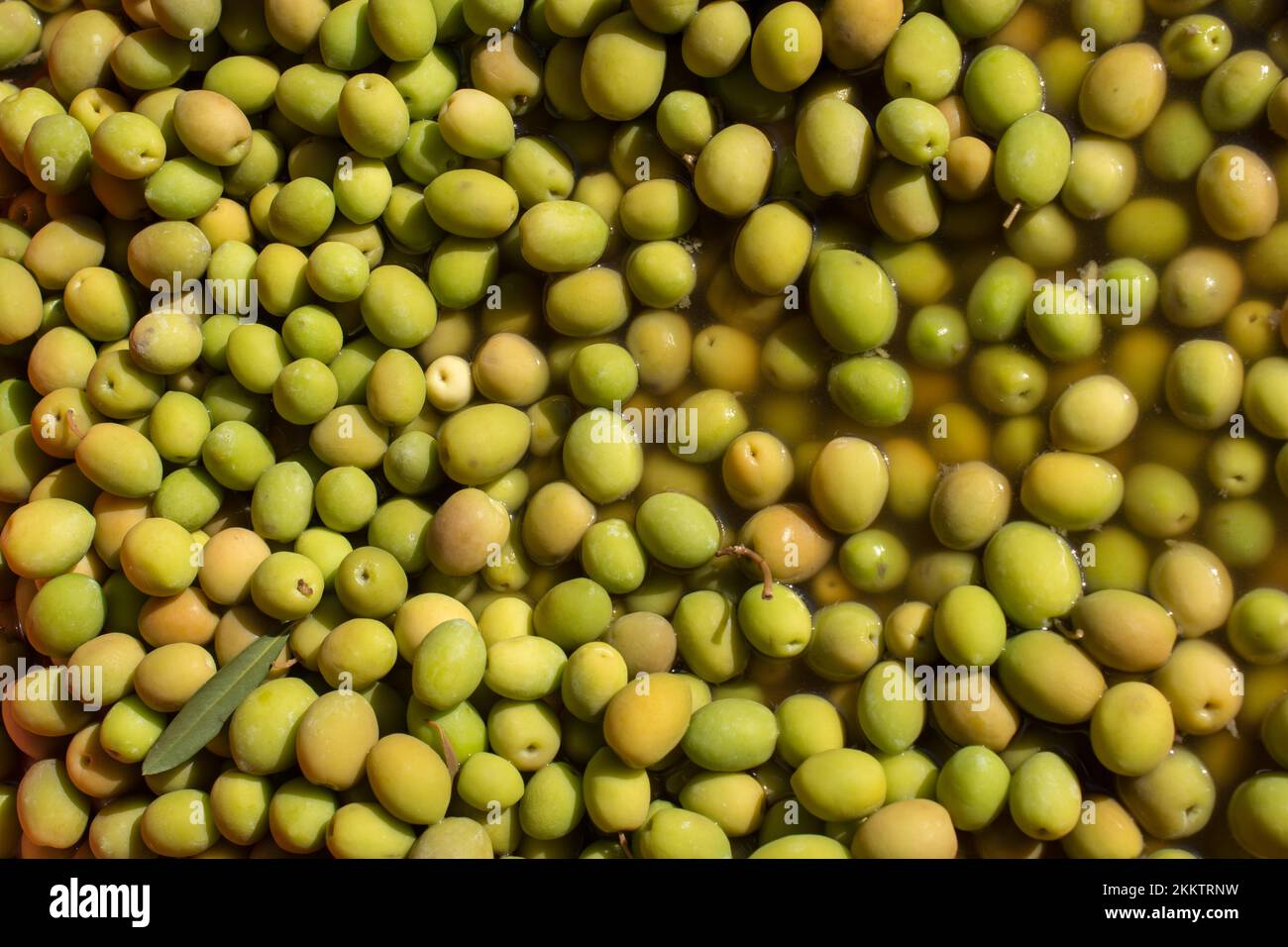 Turkish style prepared olives in the market stands Stock Photo - Alamy