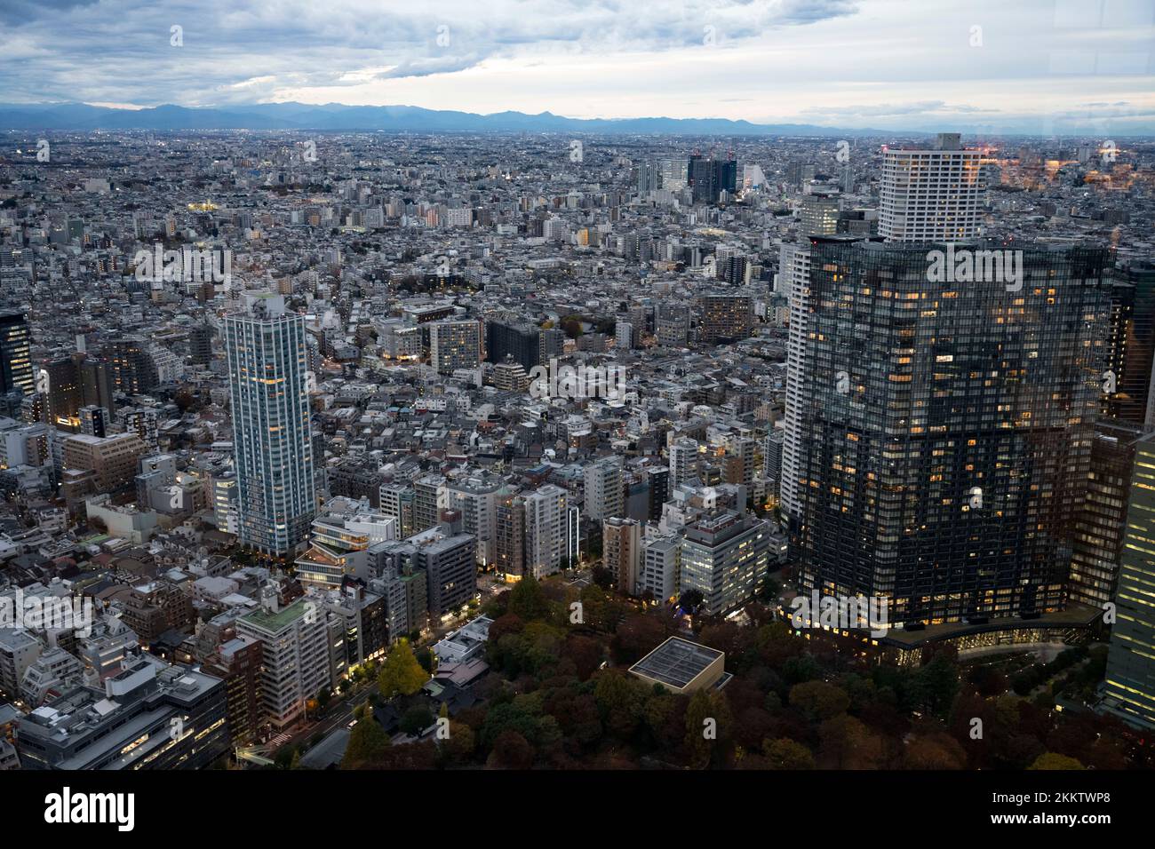 Tokyo, Japan. 24th Nov, 2022. The Shinjuku cityscape with the Tokyo ...