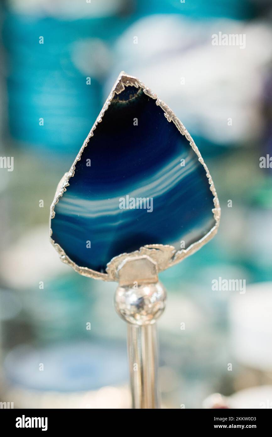 Piece of natural mineral gemstones of a certain type Stock Photo - Alamy