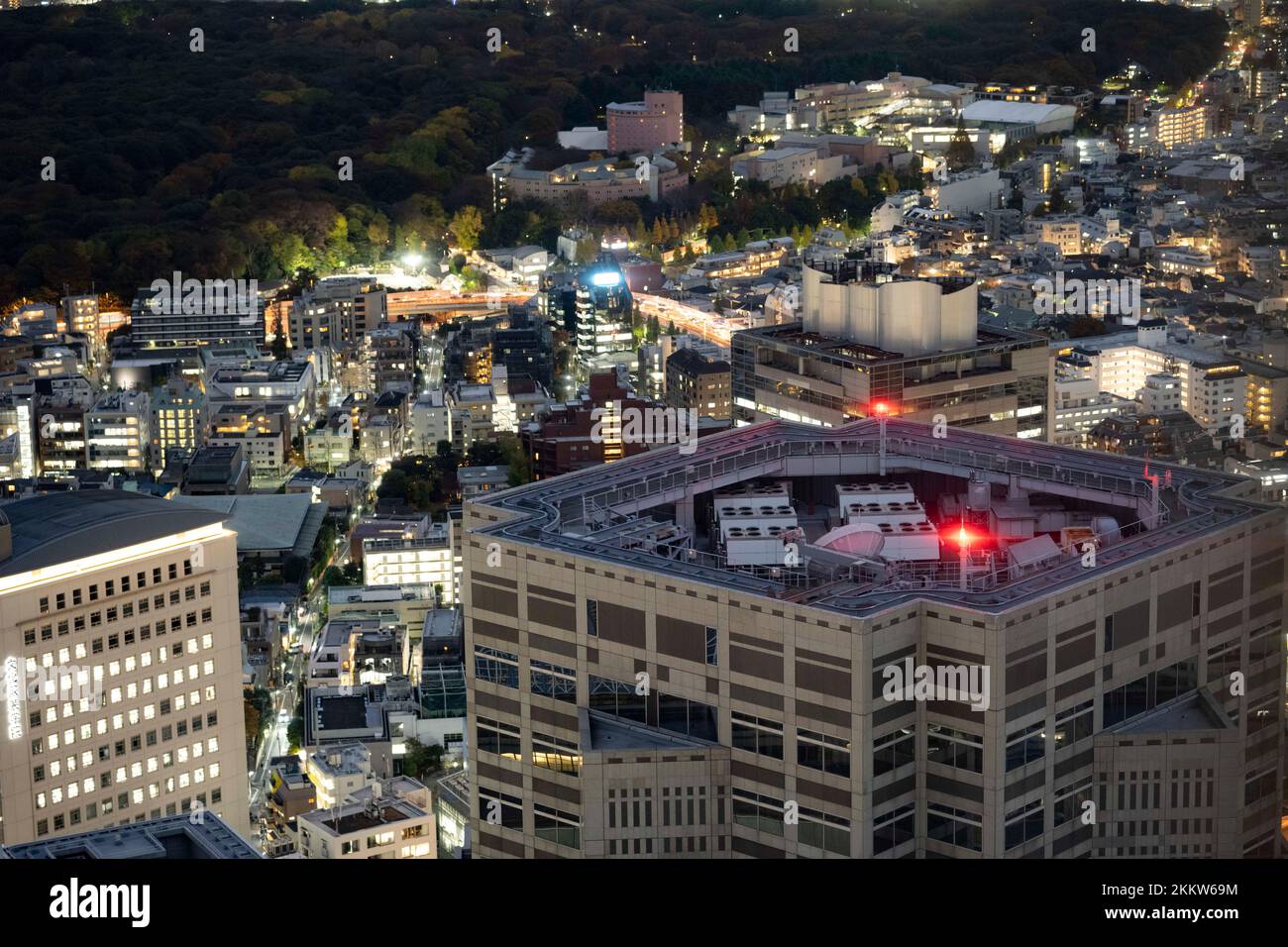 Tokyo, Japan. 24th Nov, 2022. The Shinjuku cityscape with the Tokyo city skyline viewed from the ...