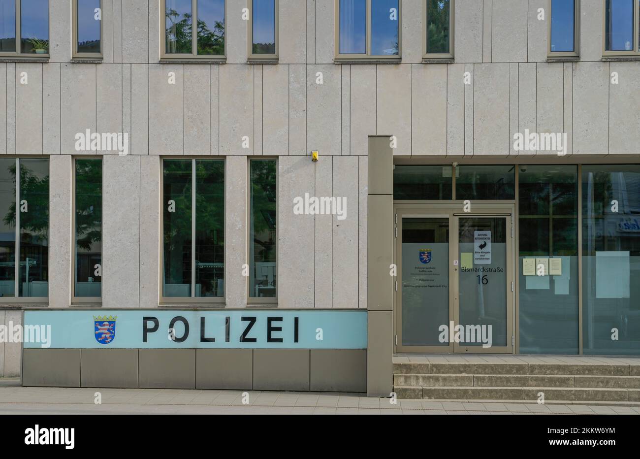 Police Headquarters South Hesse, Bismarckstraße, Darmstadt, Hesse ...