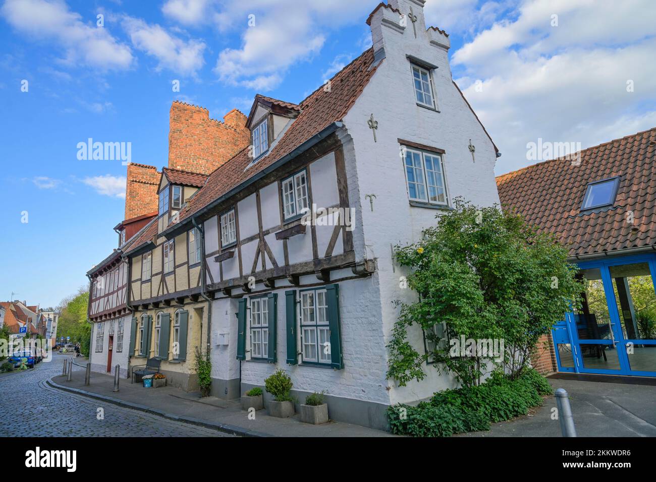Residential building, half tower of the former city fortification, An ...