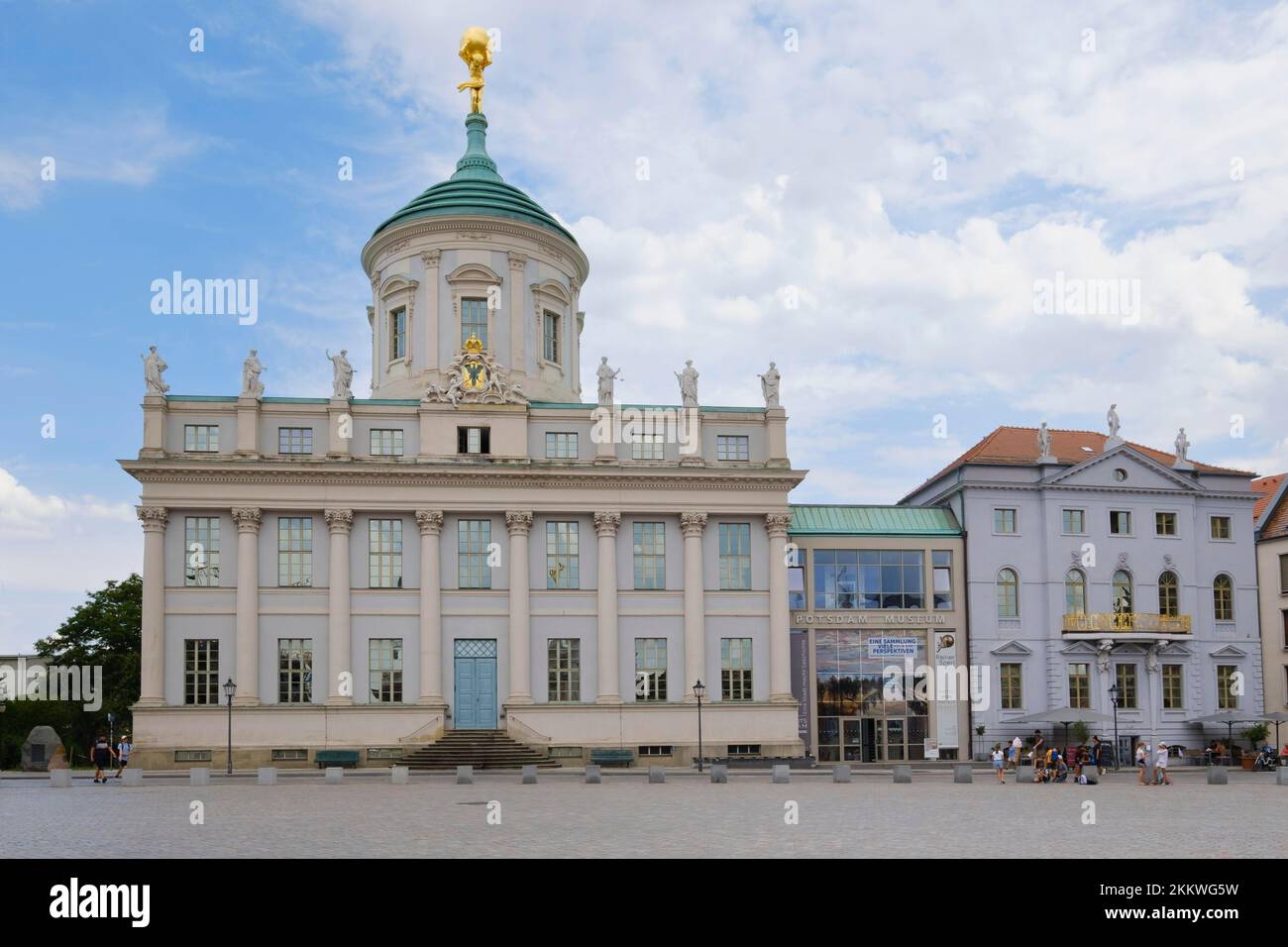 Old Town Hall and Potsdam Museum at Alter Markt, Potsdam, Brandenburg ...
