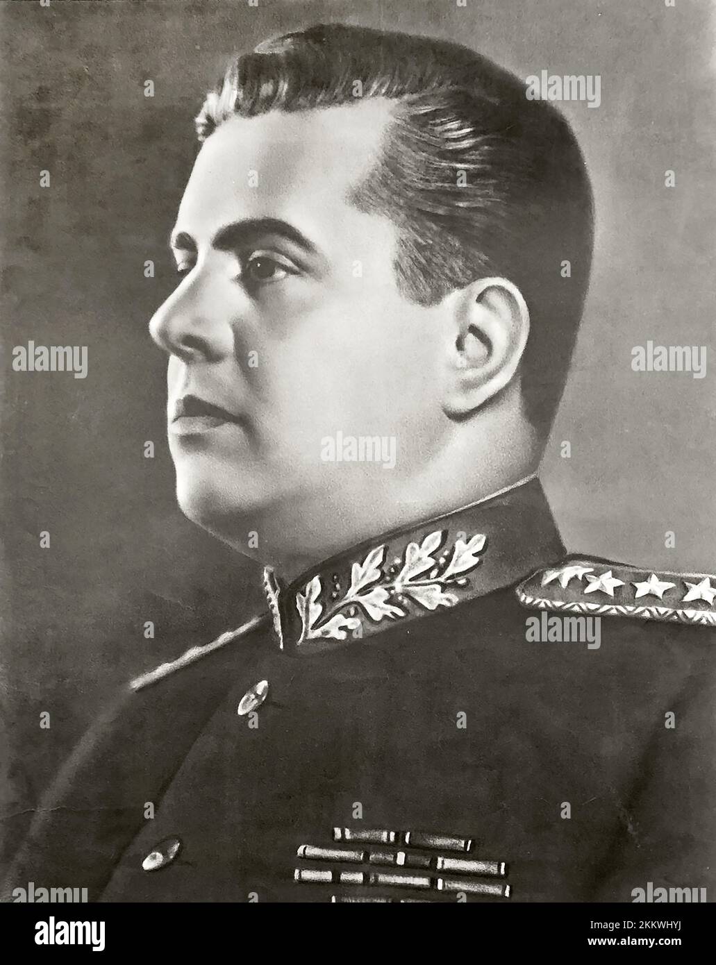 Photo portrait of Enver Halil Hoxha Stock Photo - Alamy