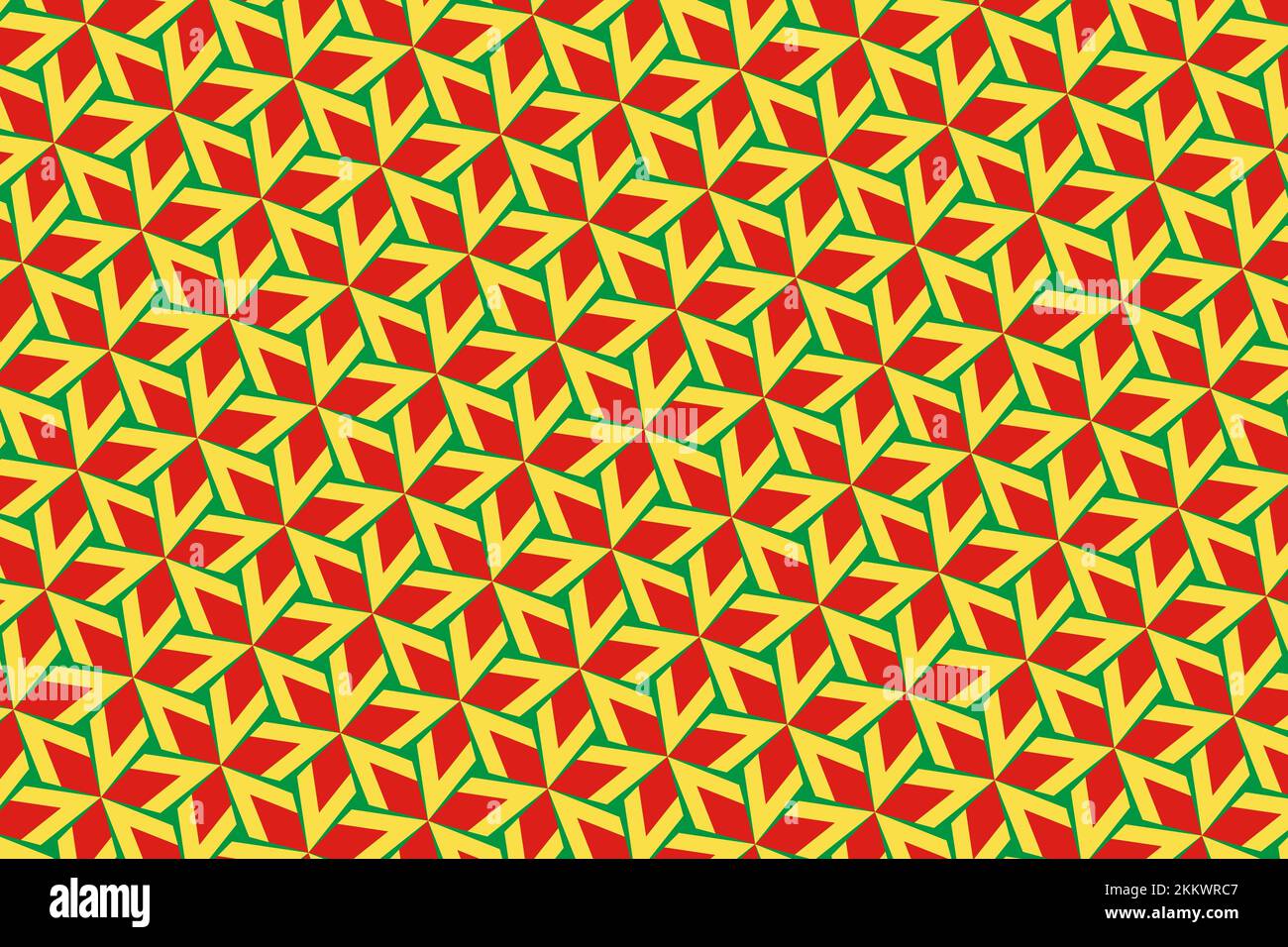 Geometric pattern in the colors of the national flag of Republic of the ...