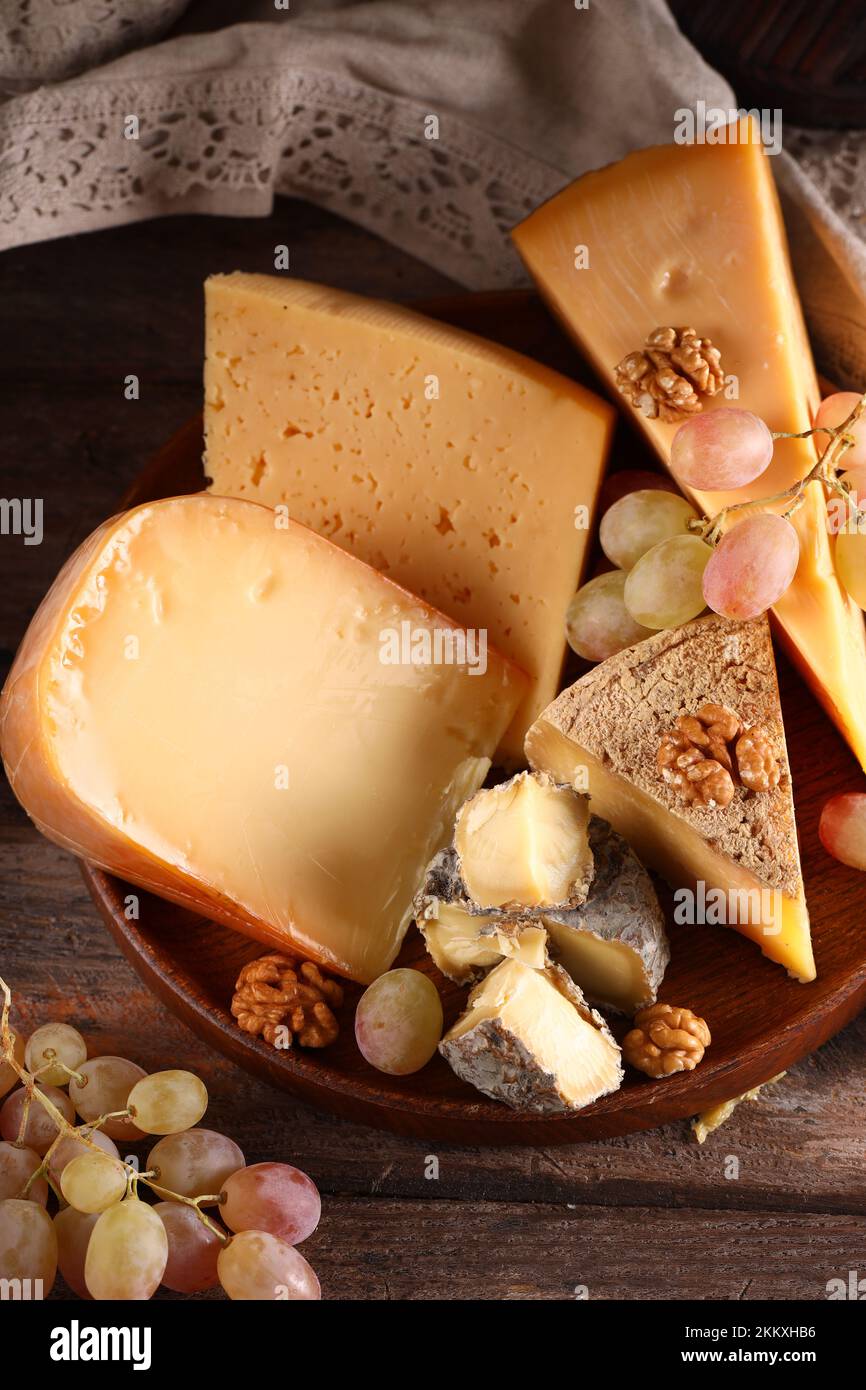natural cheese delicacy for snack food Stock Photo - Alamy