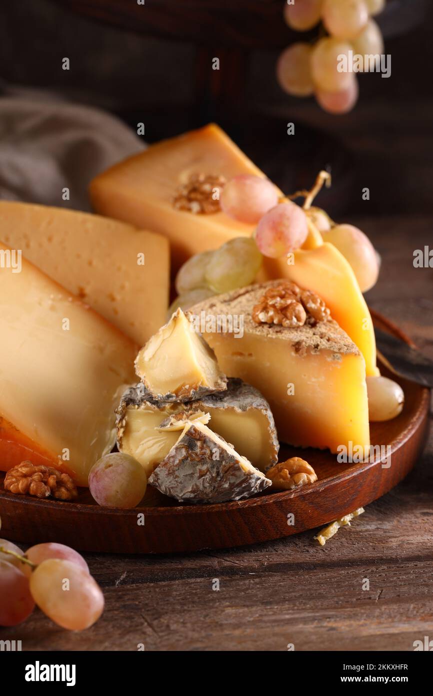 natural cheese delicacy for snack food Stock Photo - Alamy