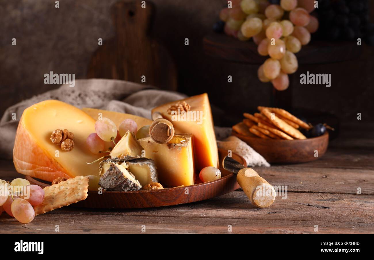 natural cheese delicacy for snack food Stock Photo - Alamy