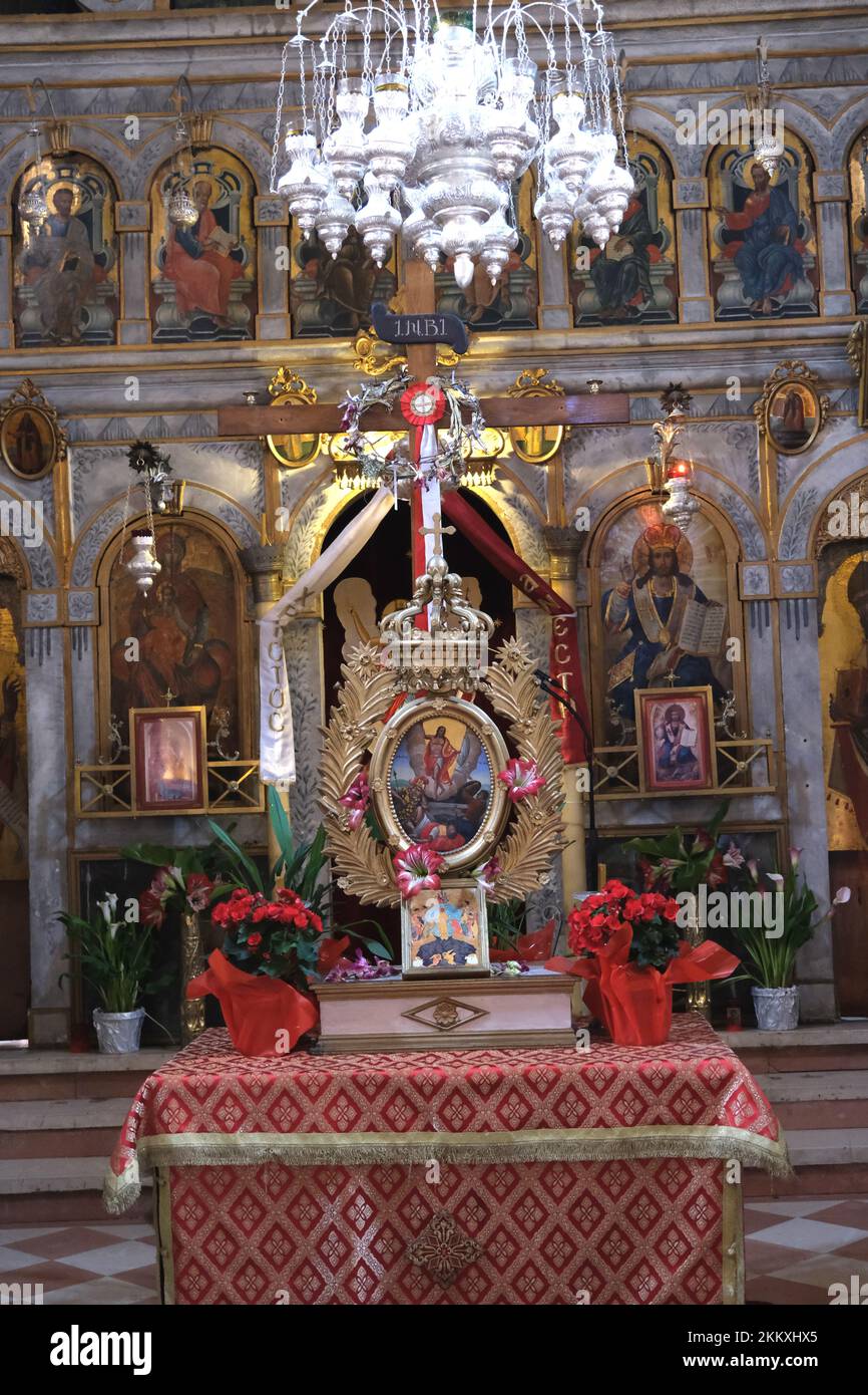 Church interior greece hi-res stock photography and images - Alamy