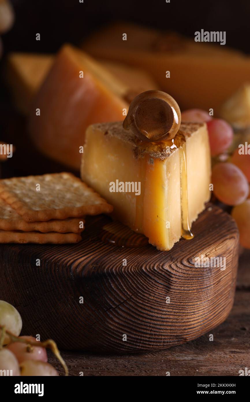 natural cheese delicacy for snack food Stock Photo - Alamy