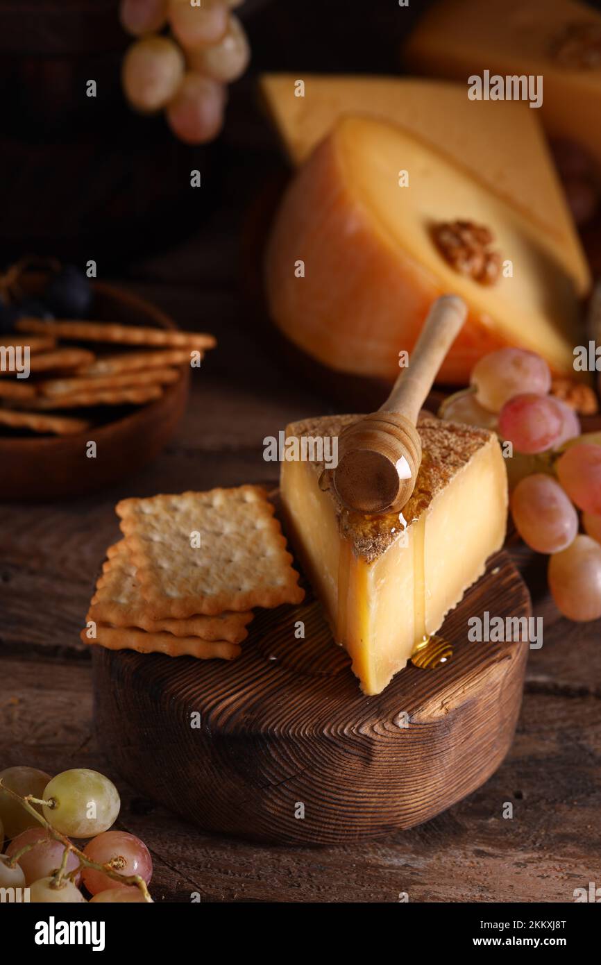 natural cheese delicacy for snack food Stock Photo - Alamy
