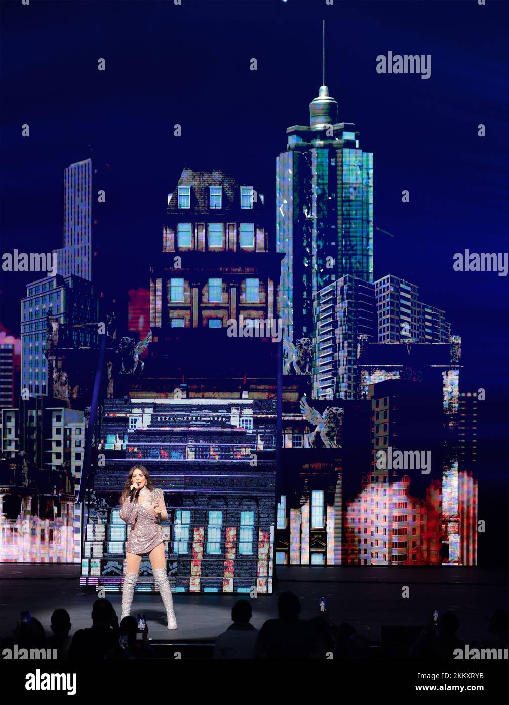 Hollywood, USA. 25th Nov, 2022. Gloria Trevi performs on stage at the ...