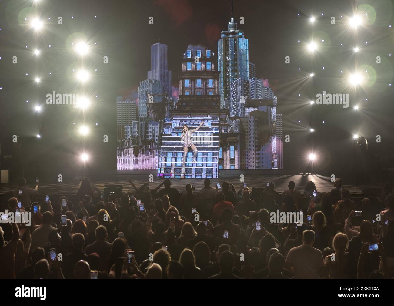 Hollywood, USA. 25th Nov, 2022. Gloria Trevi performs on stage at the ...