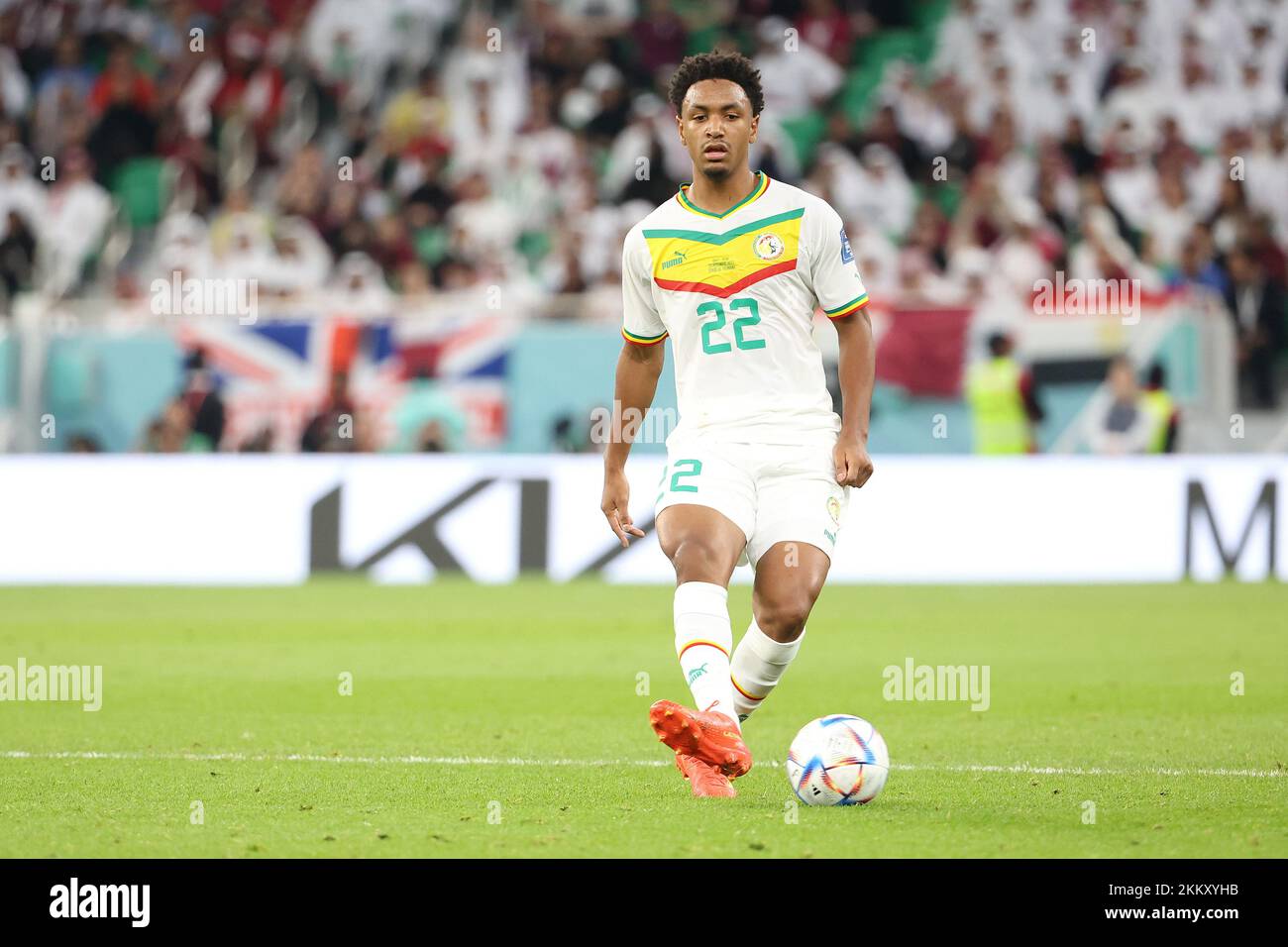 Doha, Qatar. 25th Nov, 2022. Abdou Diallo of Senegal during the FIFA ...