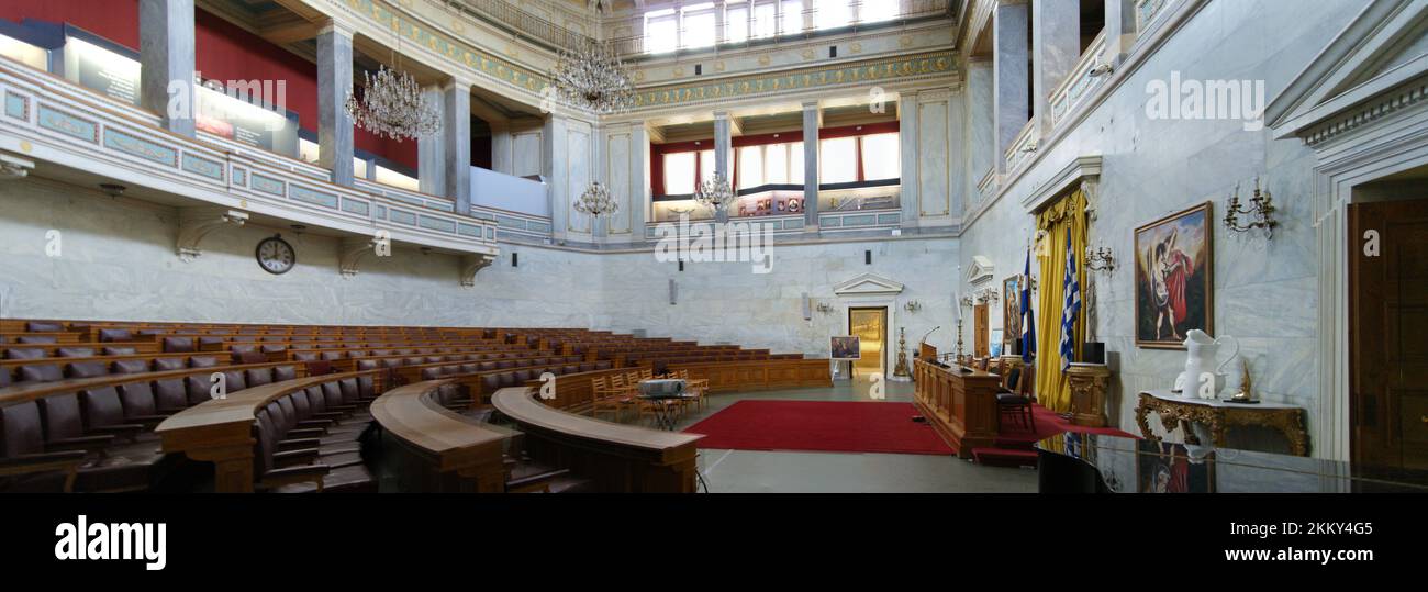 The Old Parliament House, now the National Historical Museum, interior ...