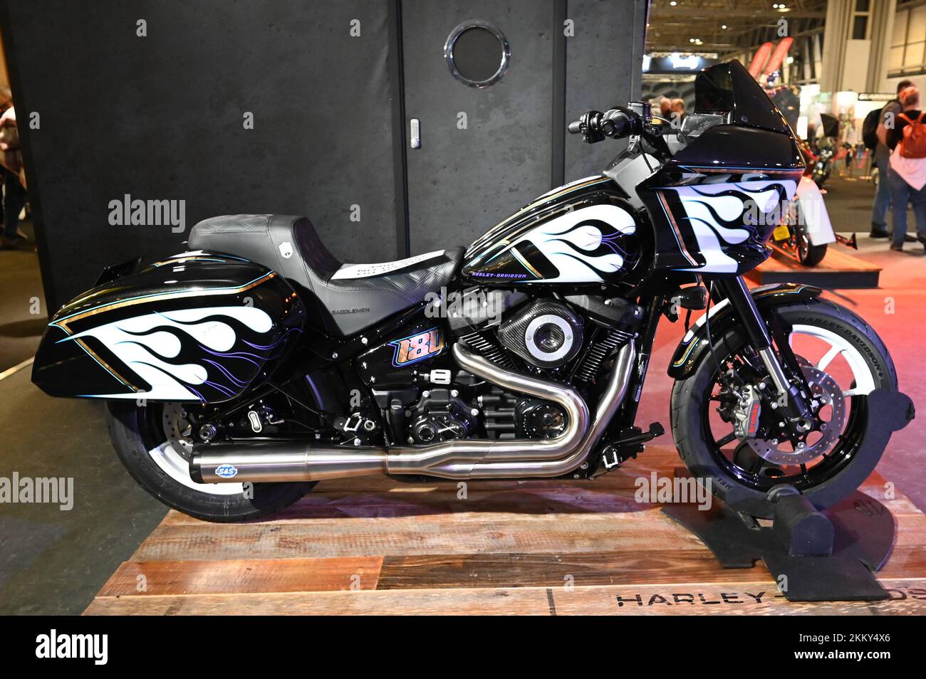 Harley Davidson Motorcycle at the Birmingham NEC at Motorcycle live ...