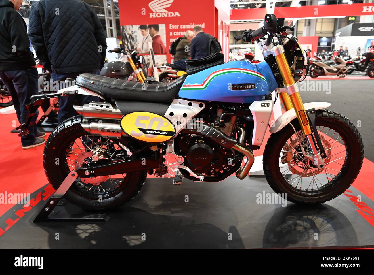 Fantic Motor scrambler Stock Photo - Alamy