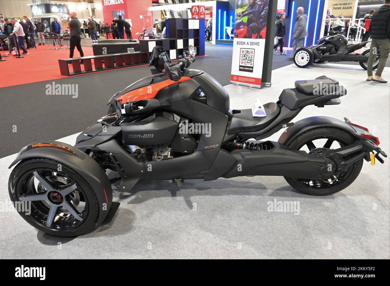 A Can-Am 3 wheeler trike Stock Photo - Alamy