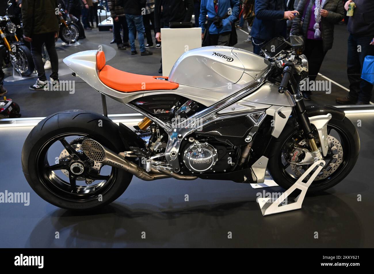 A Norton motorcycle at Motorcycle live at the Birmingham NEC in ...
