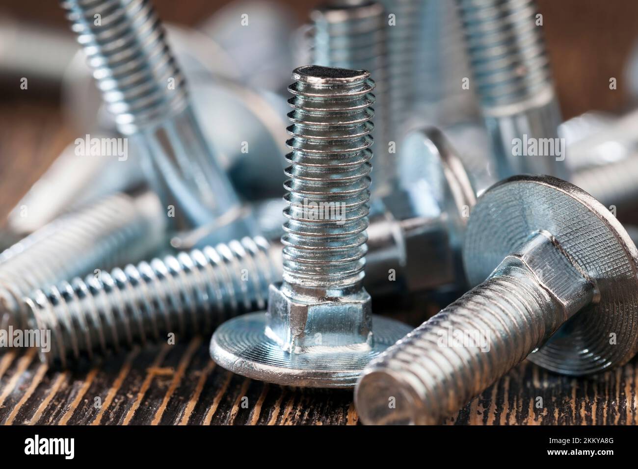 the nut to bolt fastening system is made of steel, metal steel bolts ...