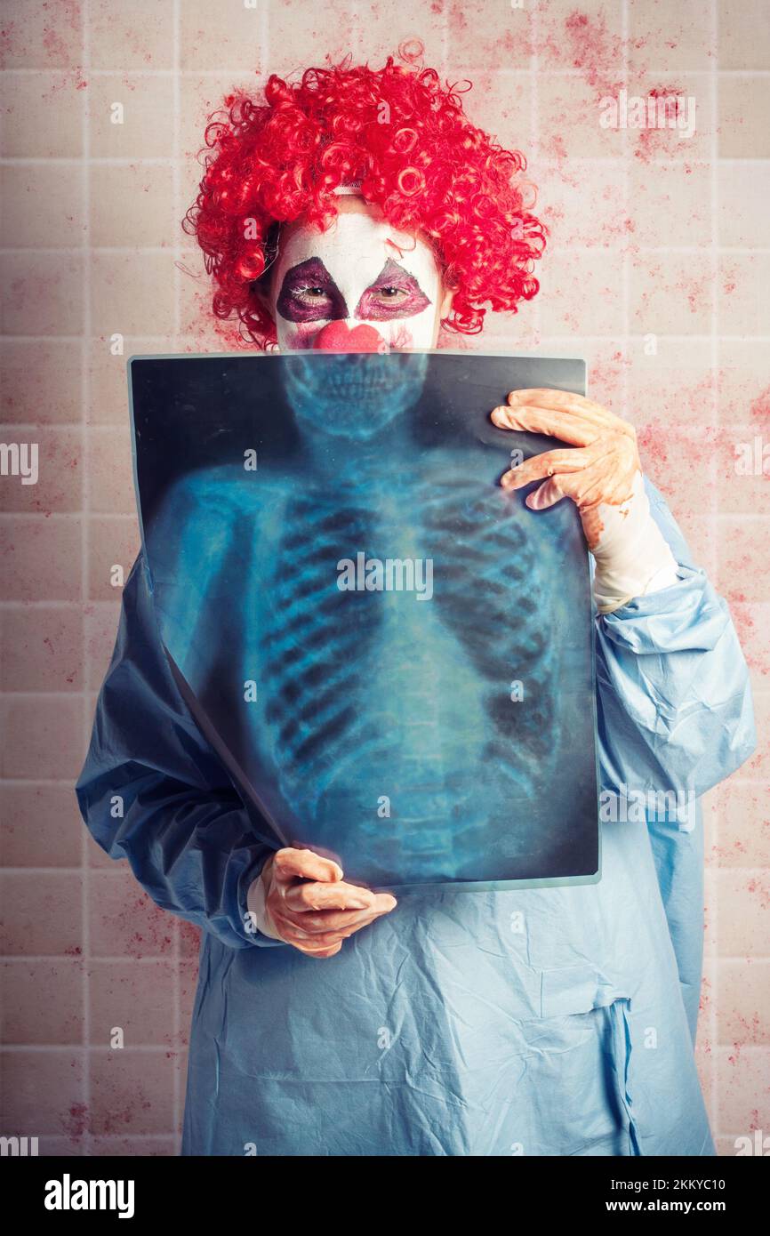 Spooky woman doctor hi-res stock photography and images - Alamy