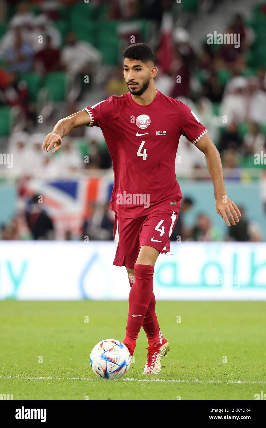 Doha, Qatar. 25th Nov, 2022. Mohammed Waad of Qatar during the FIFA ...