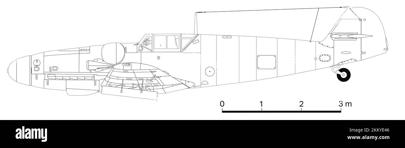 Messerschmitt Bf 109G-5/R5 Stock Photo - Alamy