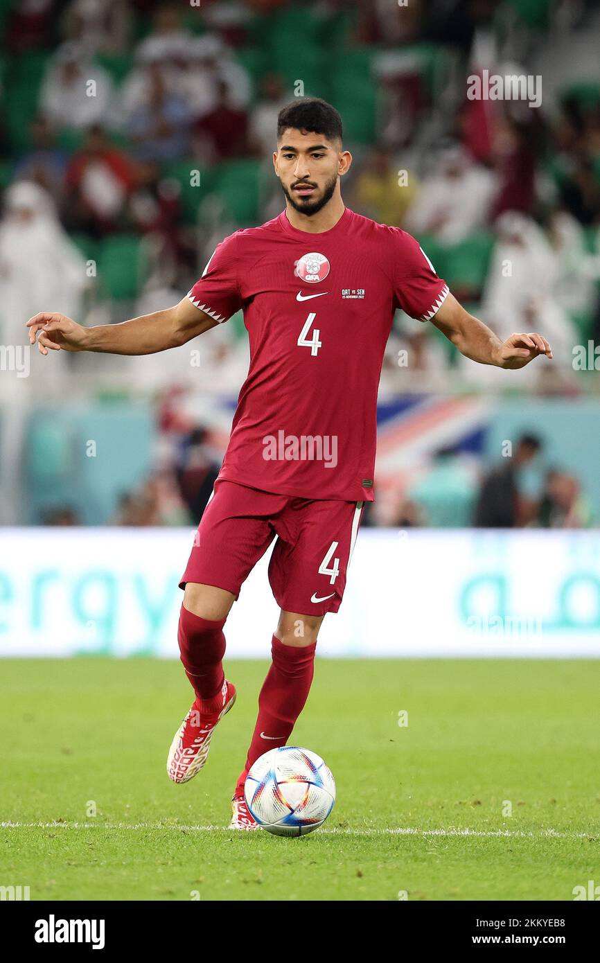Doha, Qatar. 25th Nov, 2022. Mohammed Waad of Qatar during the FIFA ...