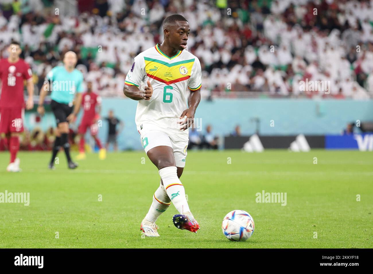 November 25, 2022, Rome, Qatar: Nampalys Mendy of Senegal during the FIFA World Cup 2022, Group ...
