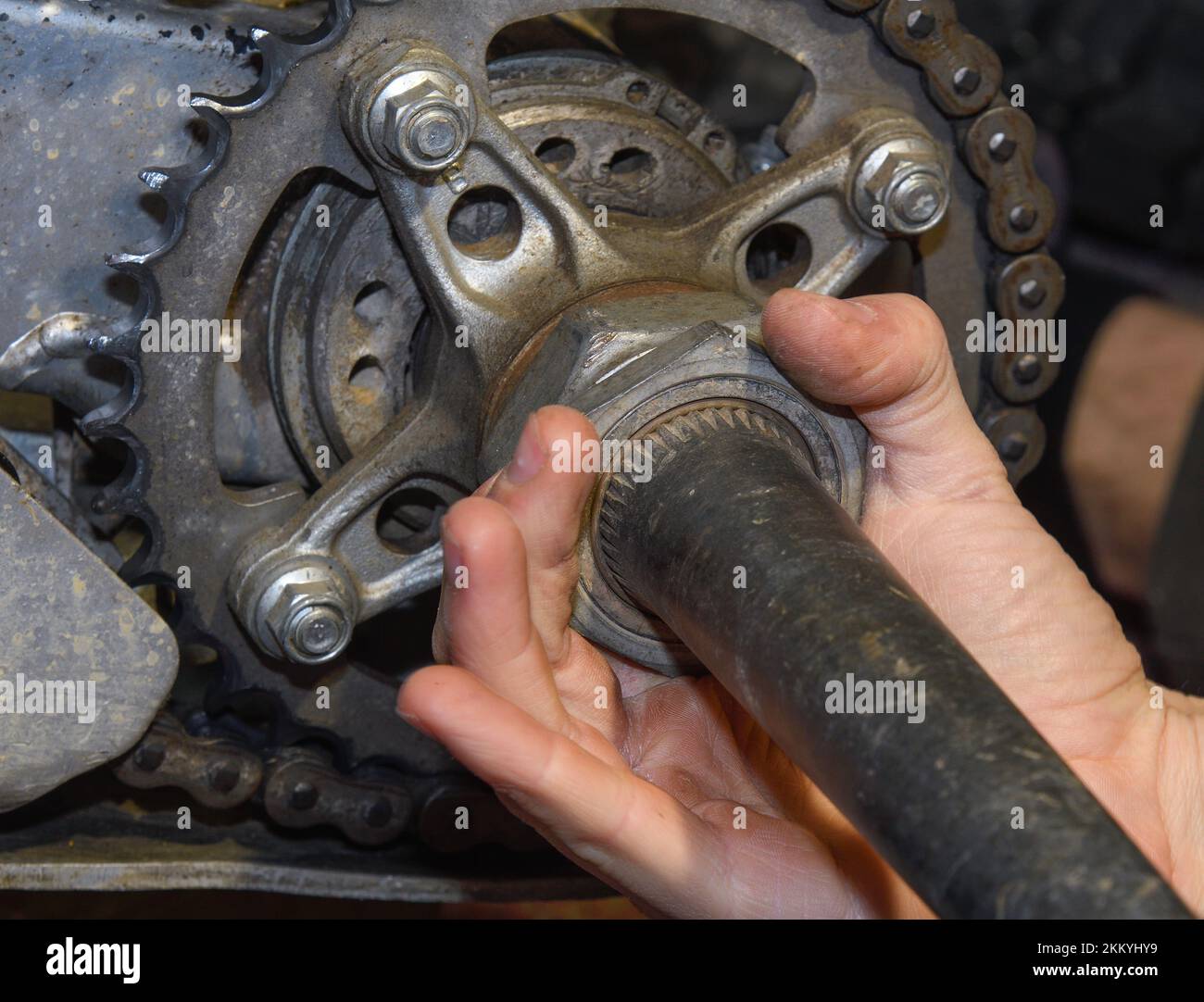 Unscrewing old nut hi-res stock photography and images - Alamy