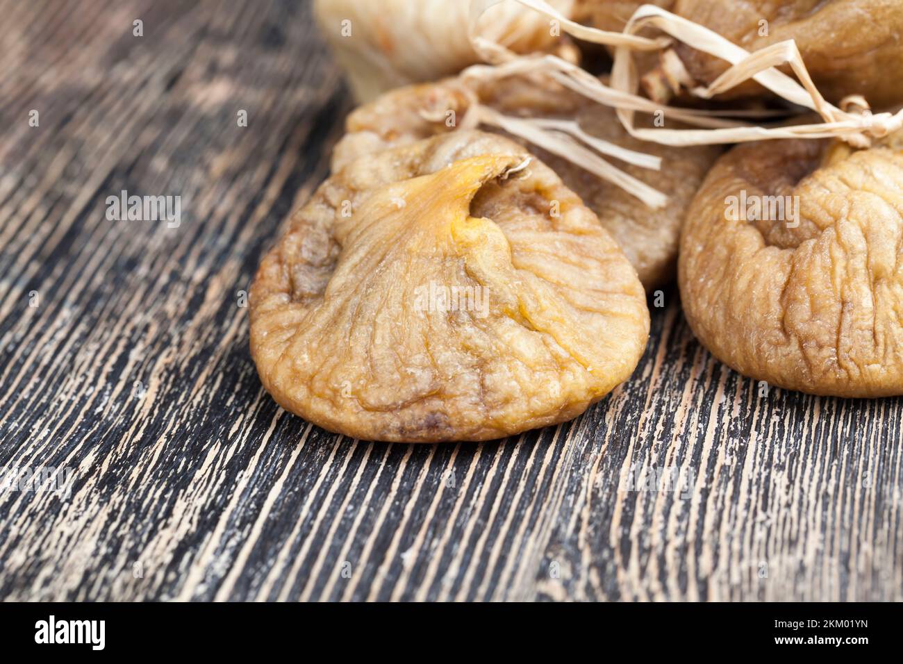 dried ripe and sweet yellow figs, figs dried naturally in the sun ...