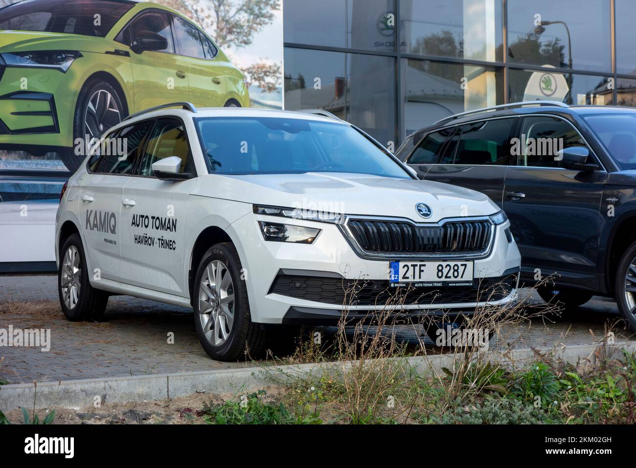 HAVIROV, CZECH REPUBLIC - OCTOBER 13, 2022: Skoda Kamiq compact ...