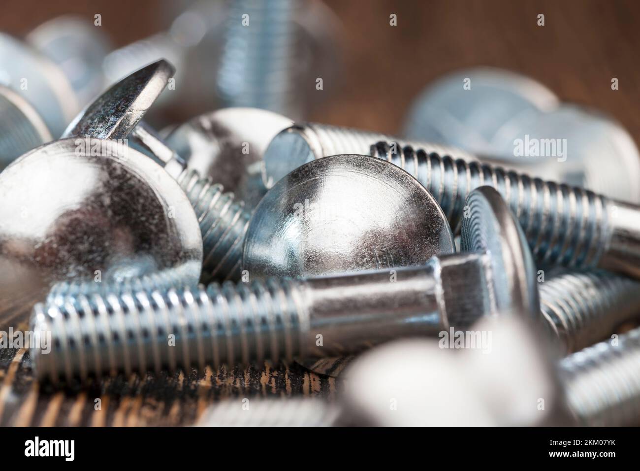 metal steel nuts for installation work , the nut to bolt fastening ...