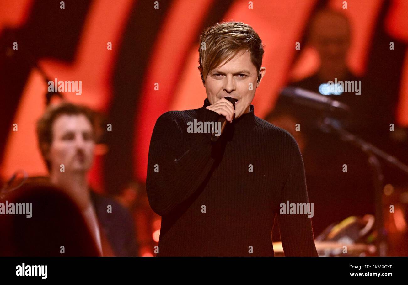 Leipzig, Germany. 12th Oct, 2022. Irish-American singer Michael Patrick ...