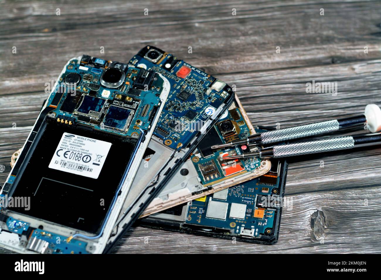 Cairo, Egypt, November 9 2022: Smartphone cellular mobile devices from ...