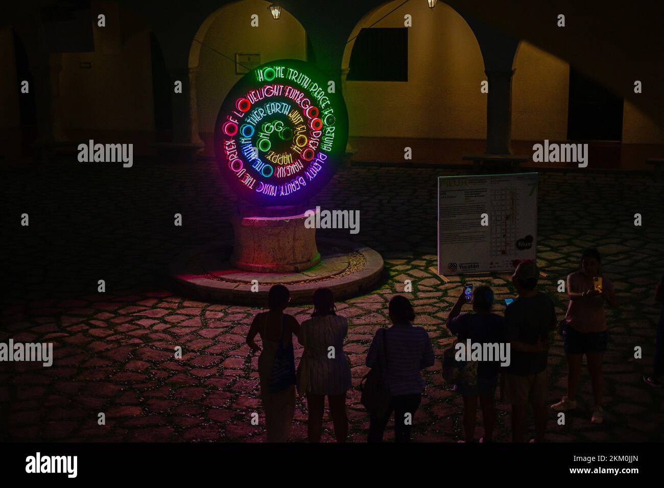 Non Exclusive: November 24, 2022, Merida, Mexico: ‘Life’ art by the ...