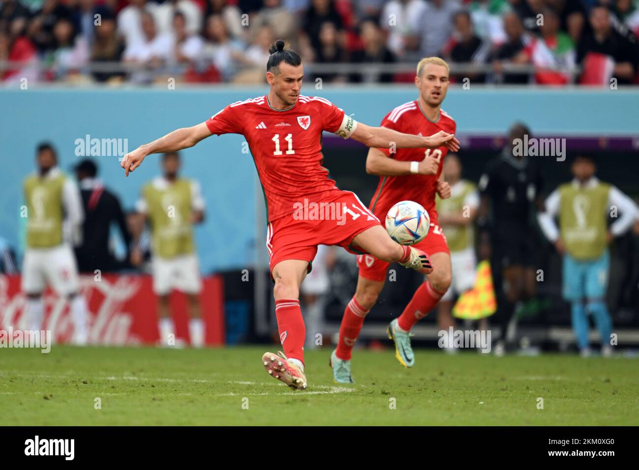 Ar Rayyan, Qatar. 25th Nov, 2022. Soccer: World Cup, Wales - Iran ...