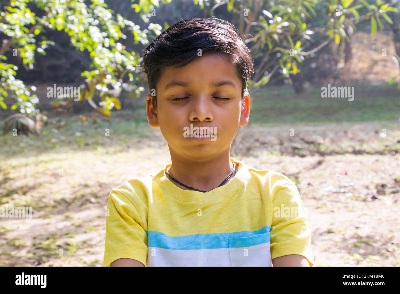 Indian children exercising hi-res stock photography and images - Alamy