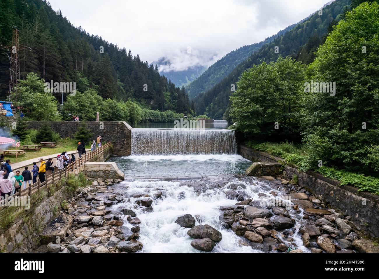 A touristic place in trabzon, turkey and important to visit Uzungol ...