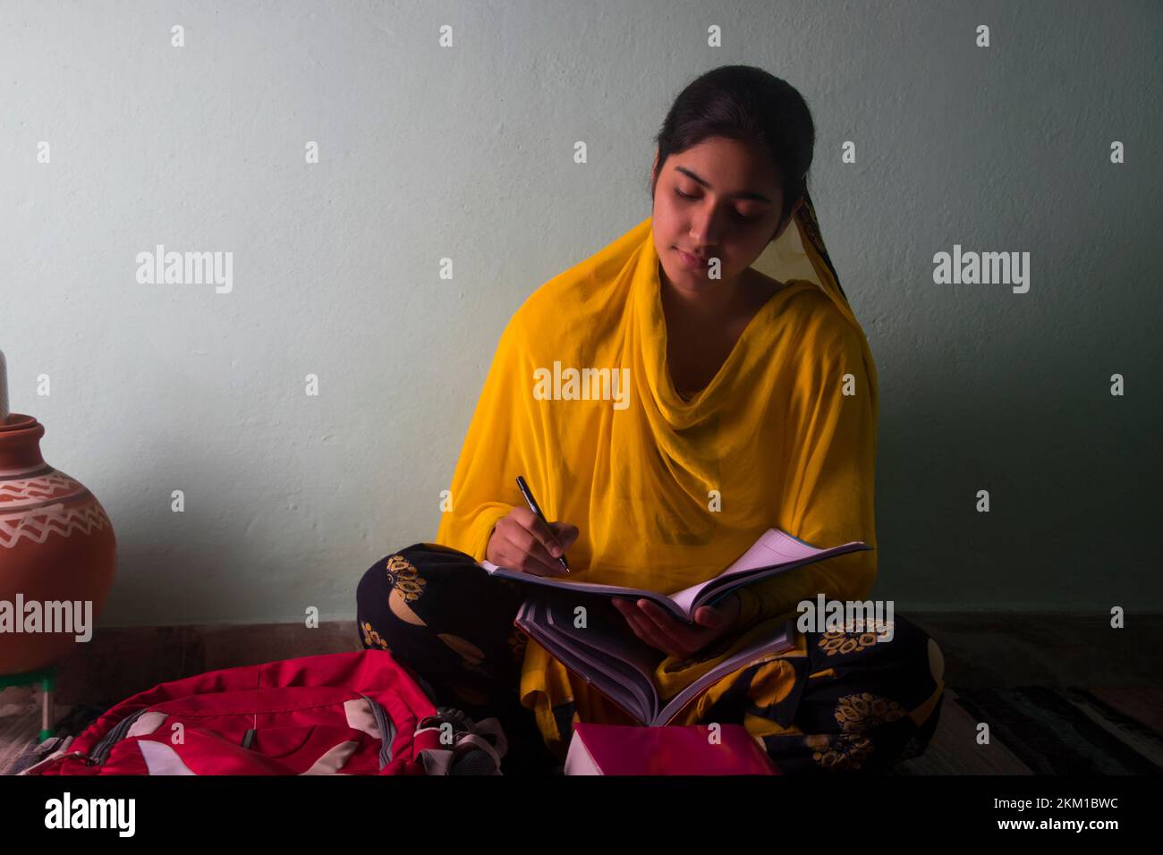 Indian writing colour hi-res stock photography and images - Alamy