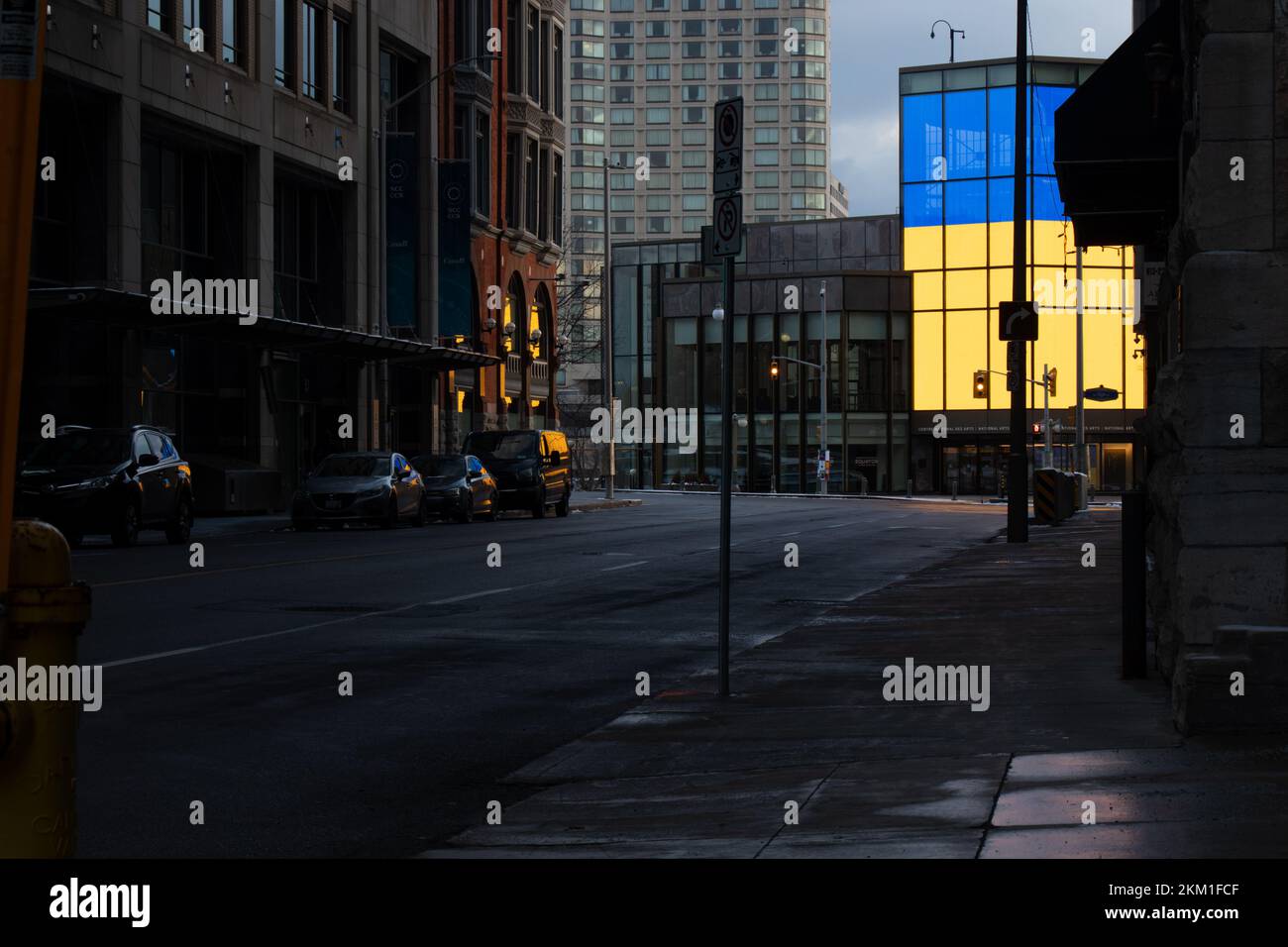 The front of the National Arts Centre in downtown Ottawa, Canada's ...