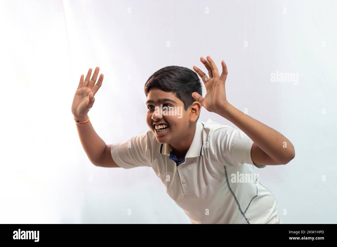 A boy leg before wicket appeal for umpire During a Cricket Game Stock ...