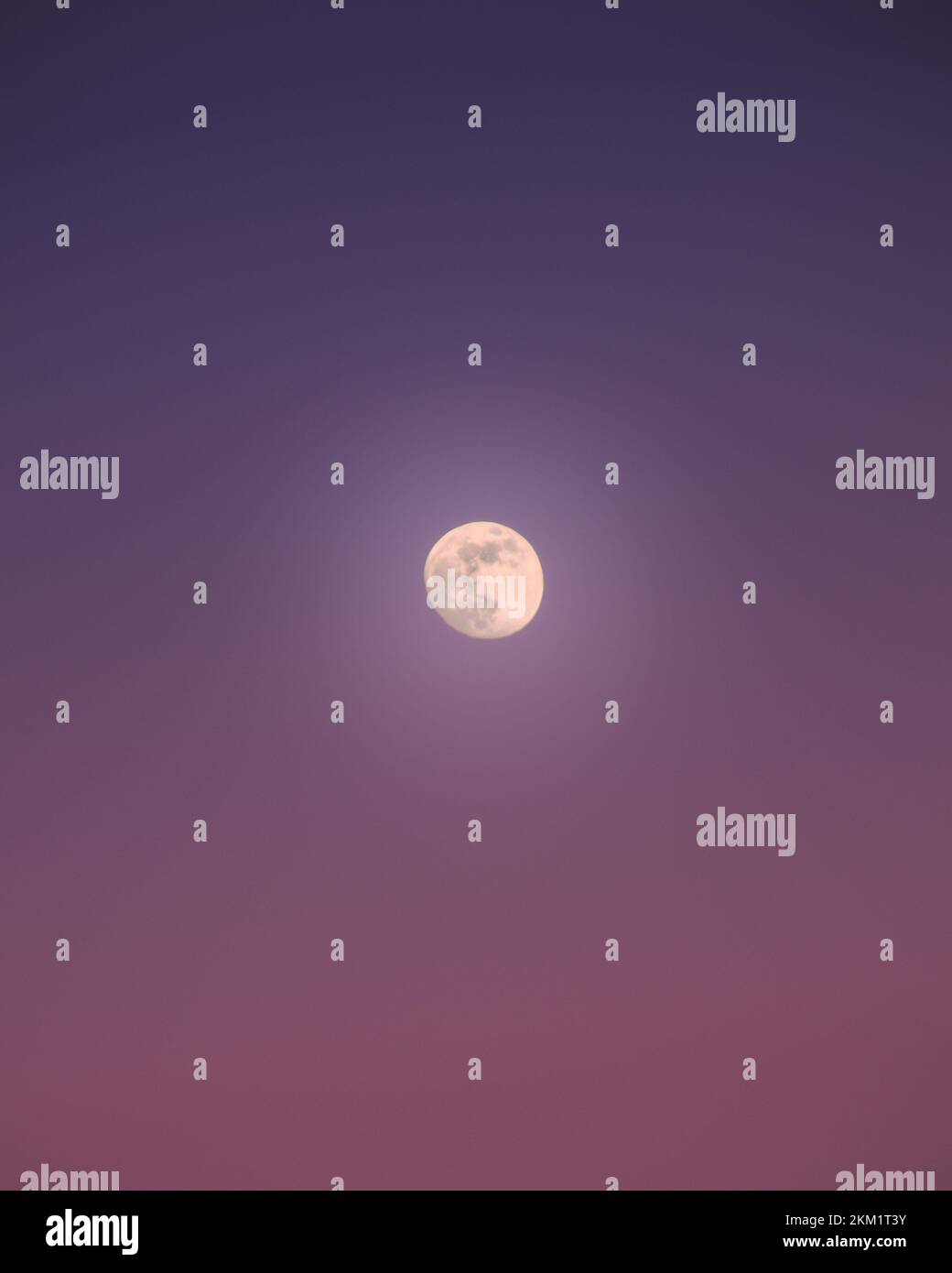 glowing full moon in the night sky during midnight. full white moon ...