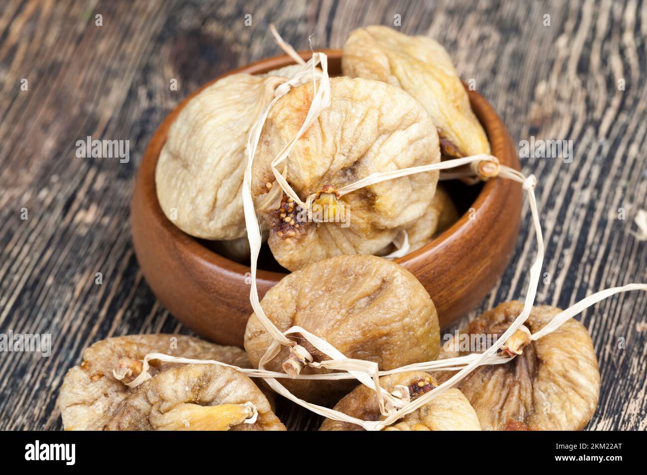 dried ripe and sweet yellow figs, figs dried naturally in the sun ...