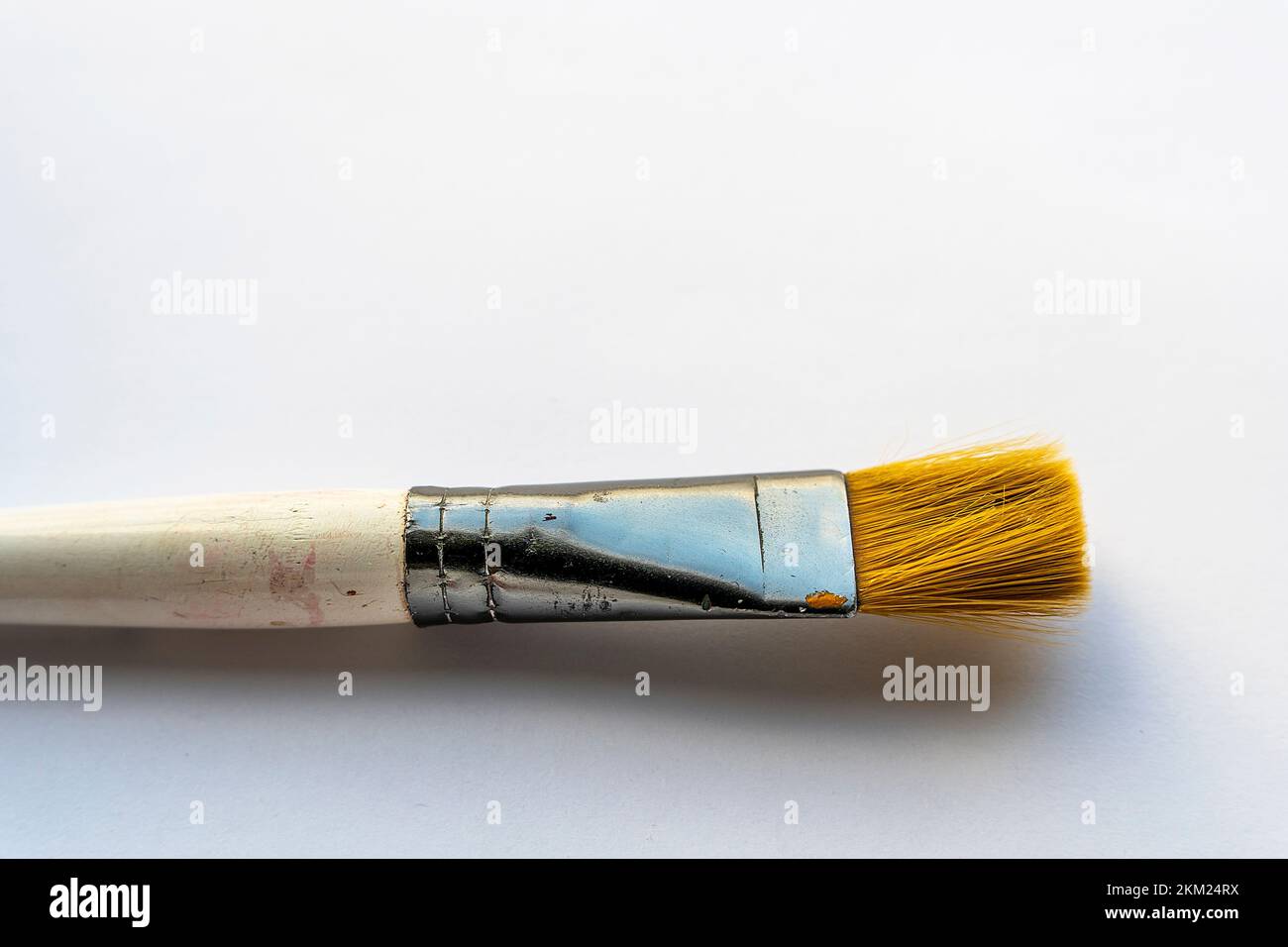 a brush for drawing on a white background Stock Photo - Alamy