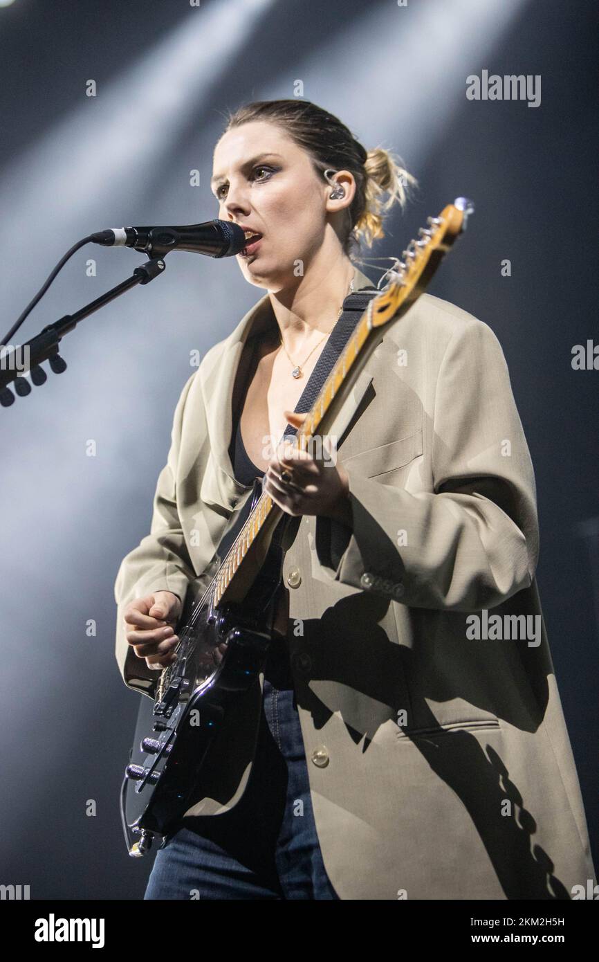 Milan Italy. 25 November 2022. The English rock band WOLF ALICE ...