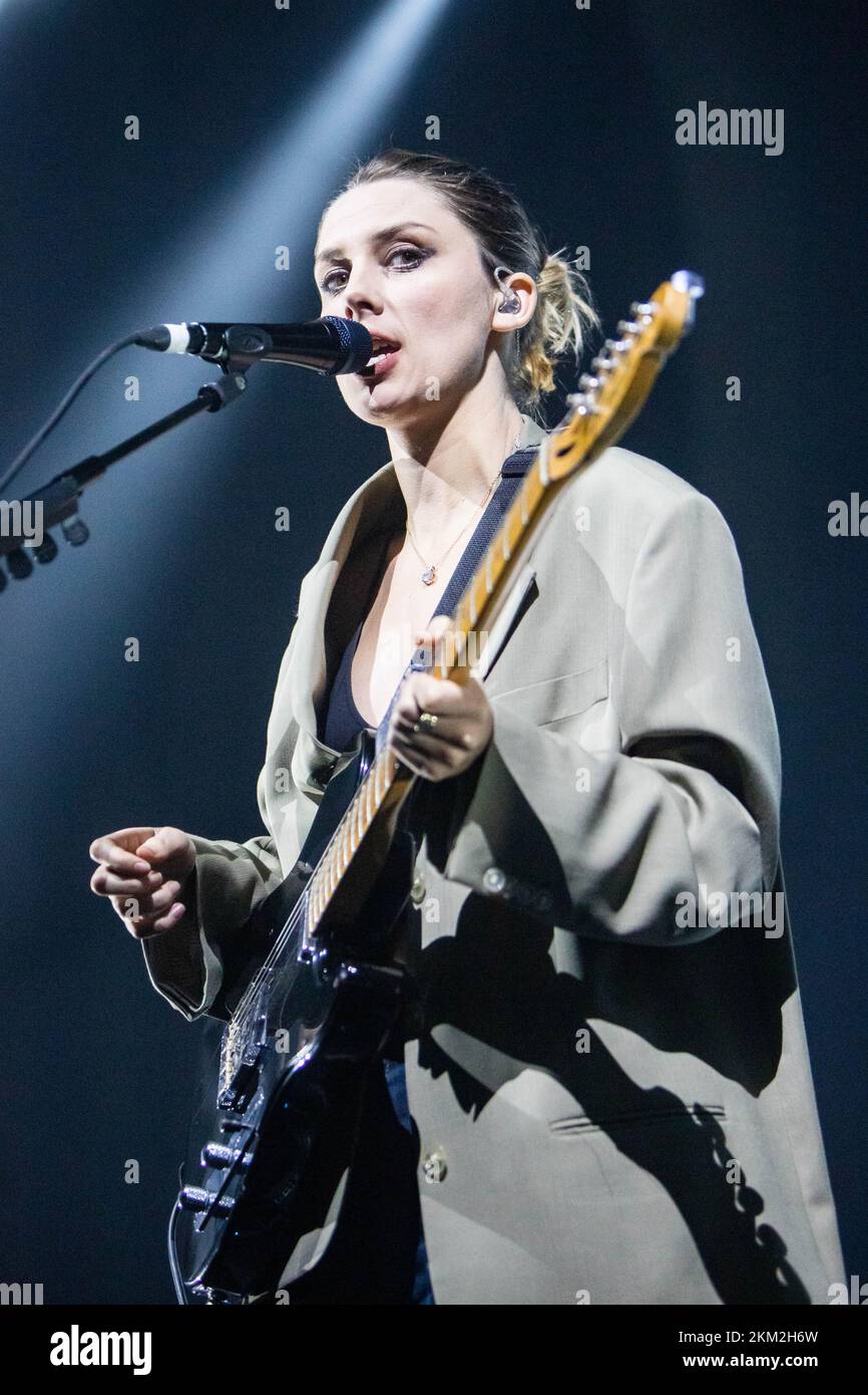 Milan Italy. 25 November 2022. The English rock band WOLF ALICE ...