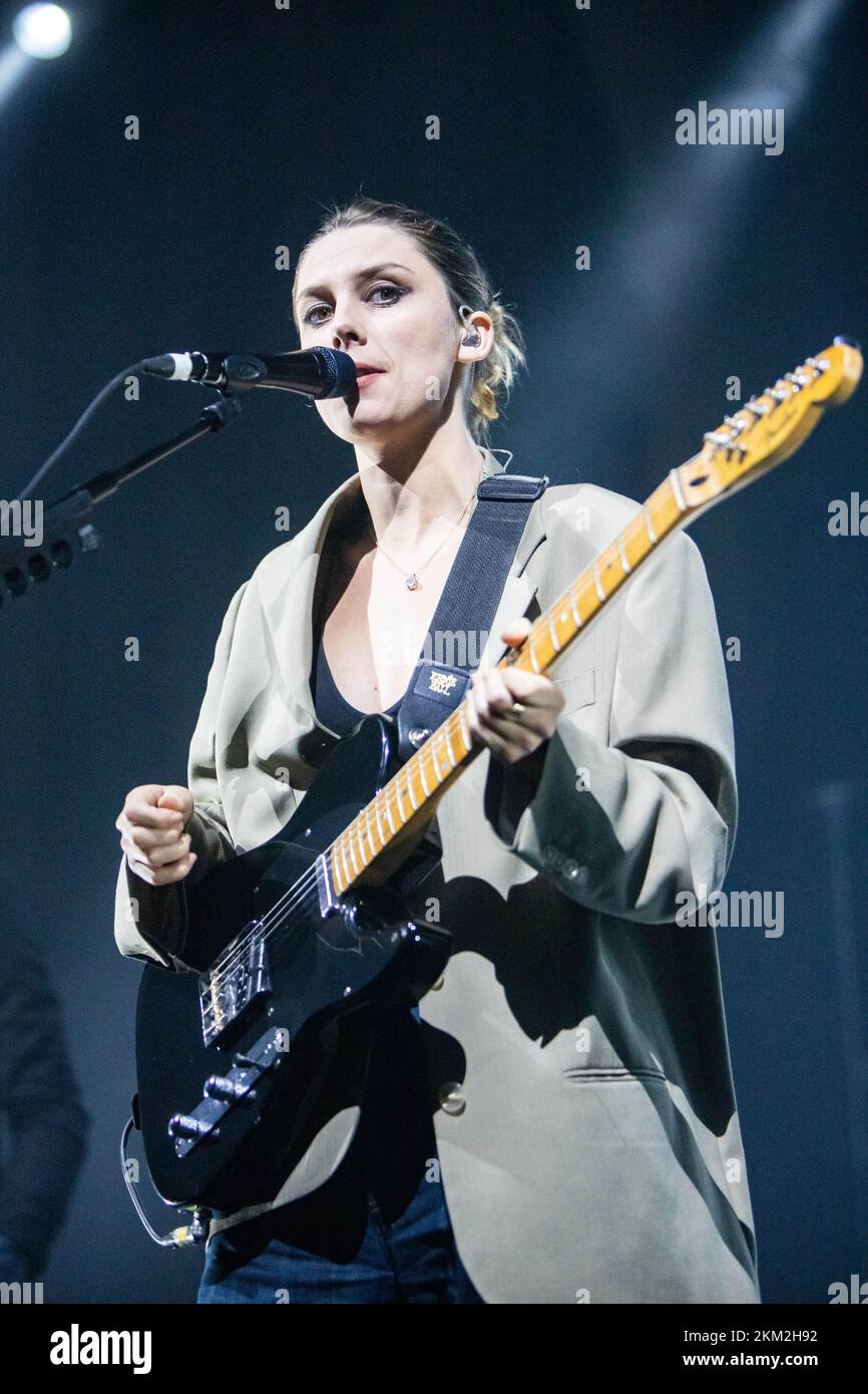 Milan Italy. 25 November 2022. The English rock band WOLF ALICE ...